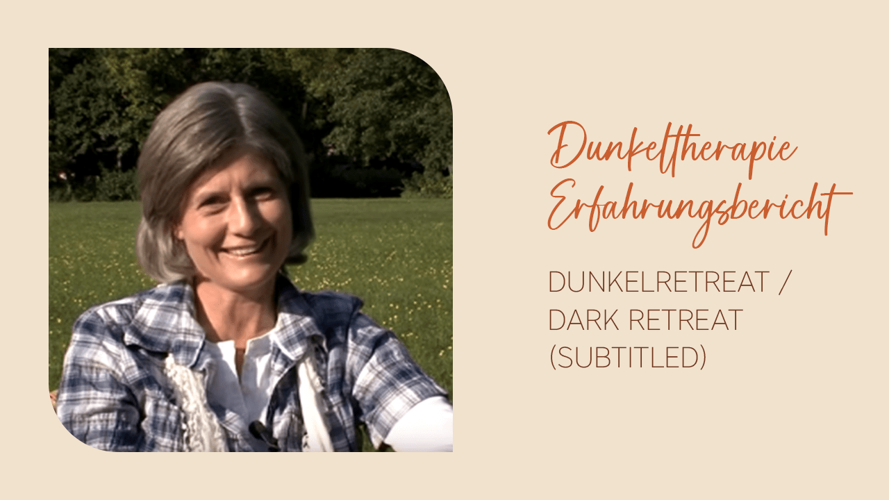 Grenzerfahrung Dunkelretreat - Autorin Saskia John, Teltow bei Berin