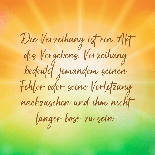 Vergebung und Verzeihung: Was sie wirklich bedeuten